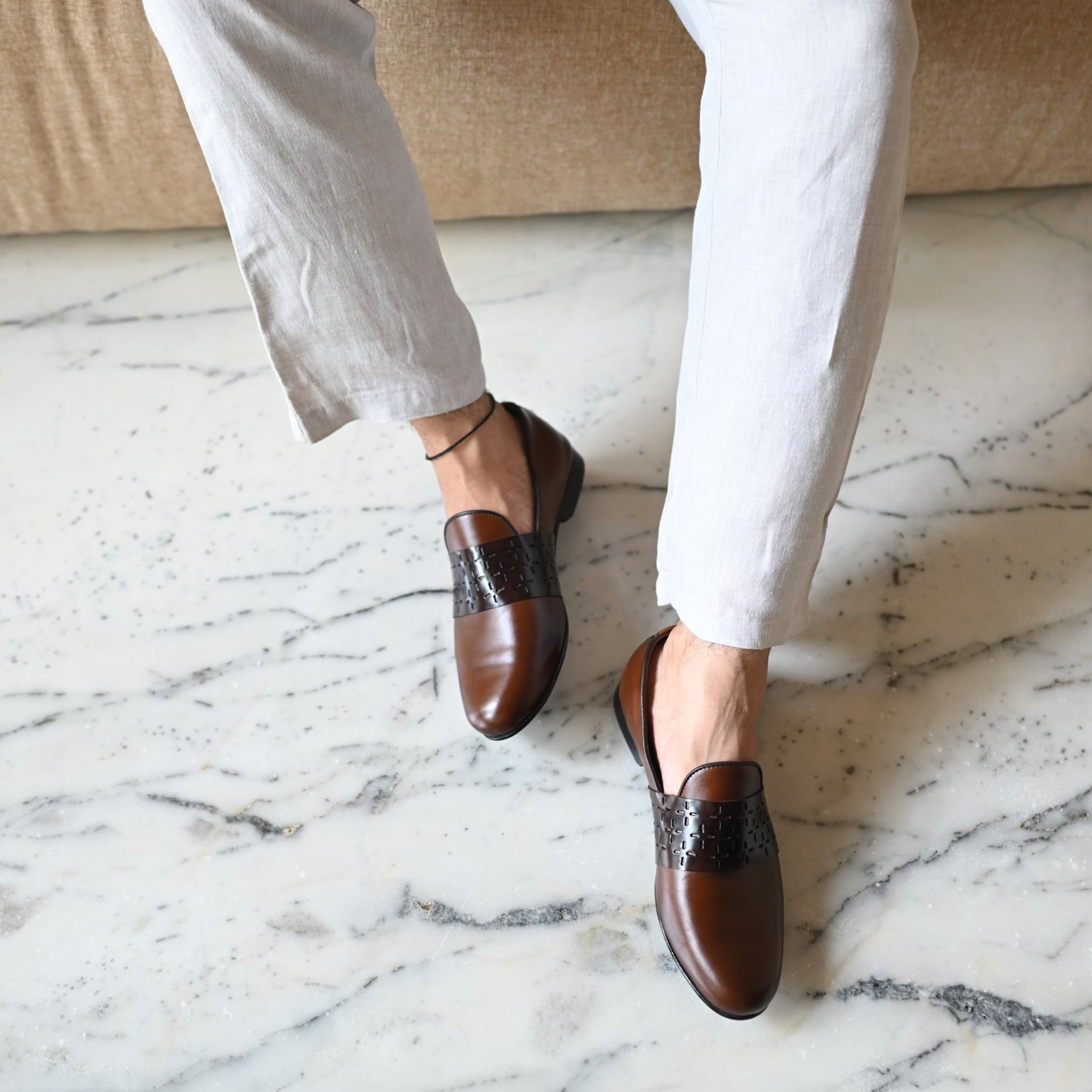 Cut Strip Loafer